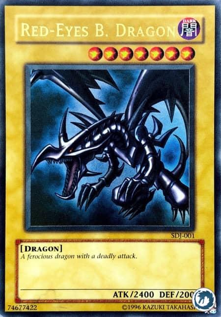 Carte Yu-Gi-Oh - Dragon Noir Aux Yeux Rouges V1 - Dracobalt